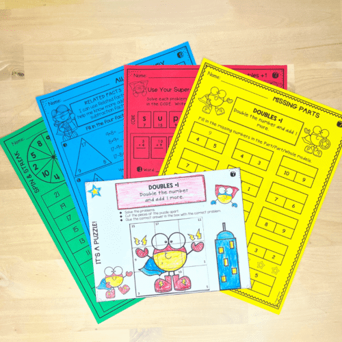 4 Math Fact Strategy Practice Tips for Doubles Plus One